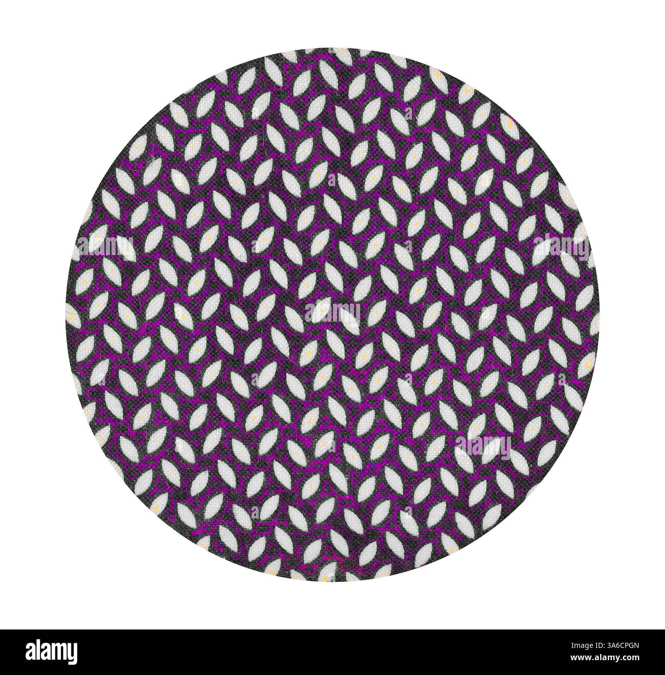 Repeating pattern of elongated shapes in deep purple hi-res stock ...