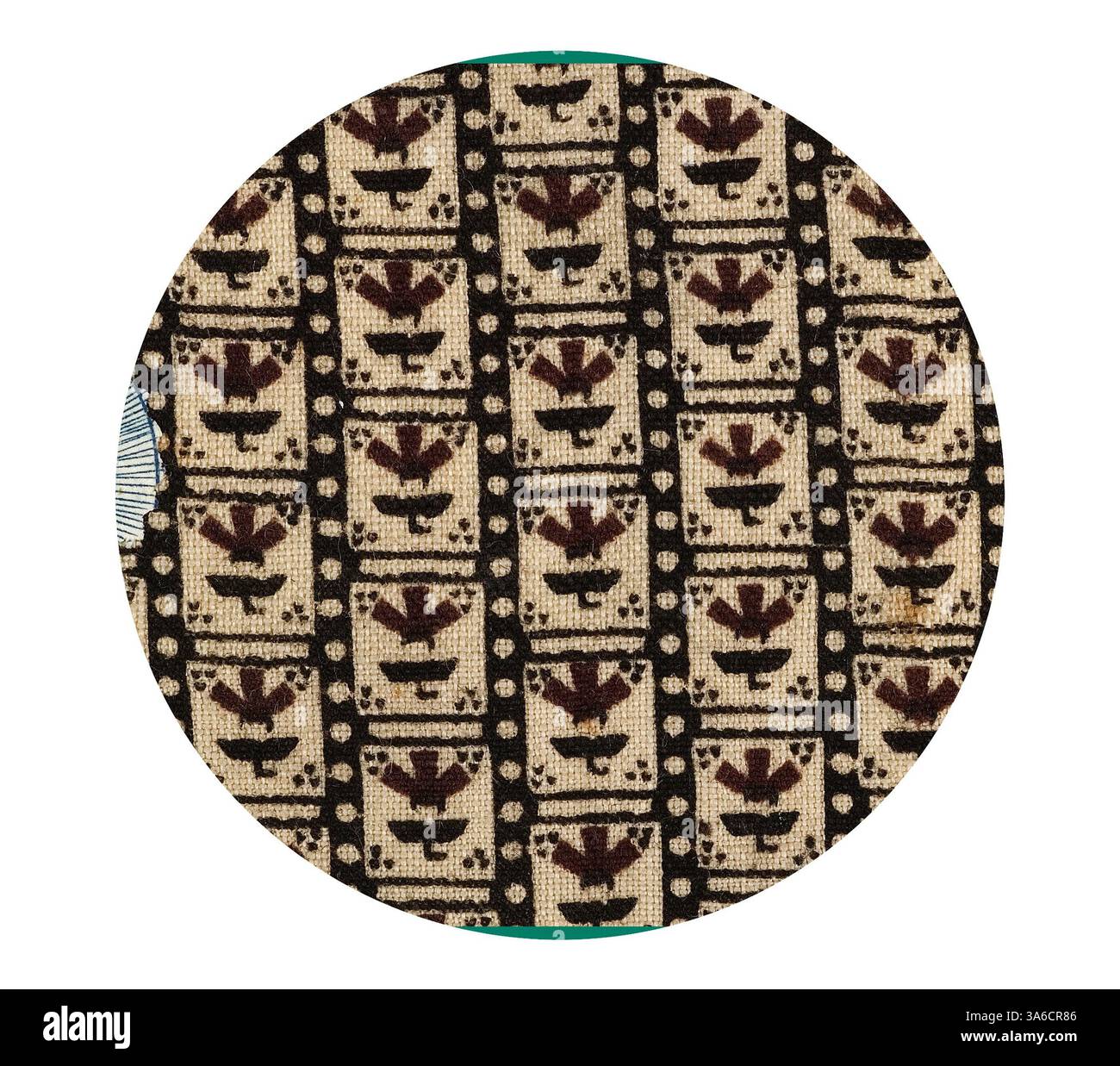 Repeating pattern of stylized floral motifs hi-res stock photography ...