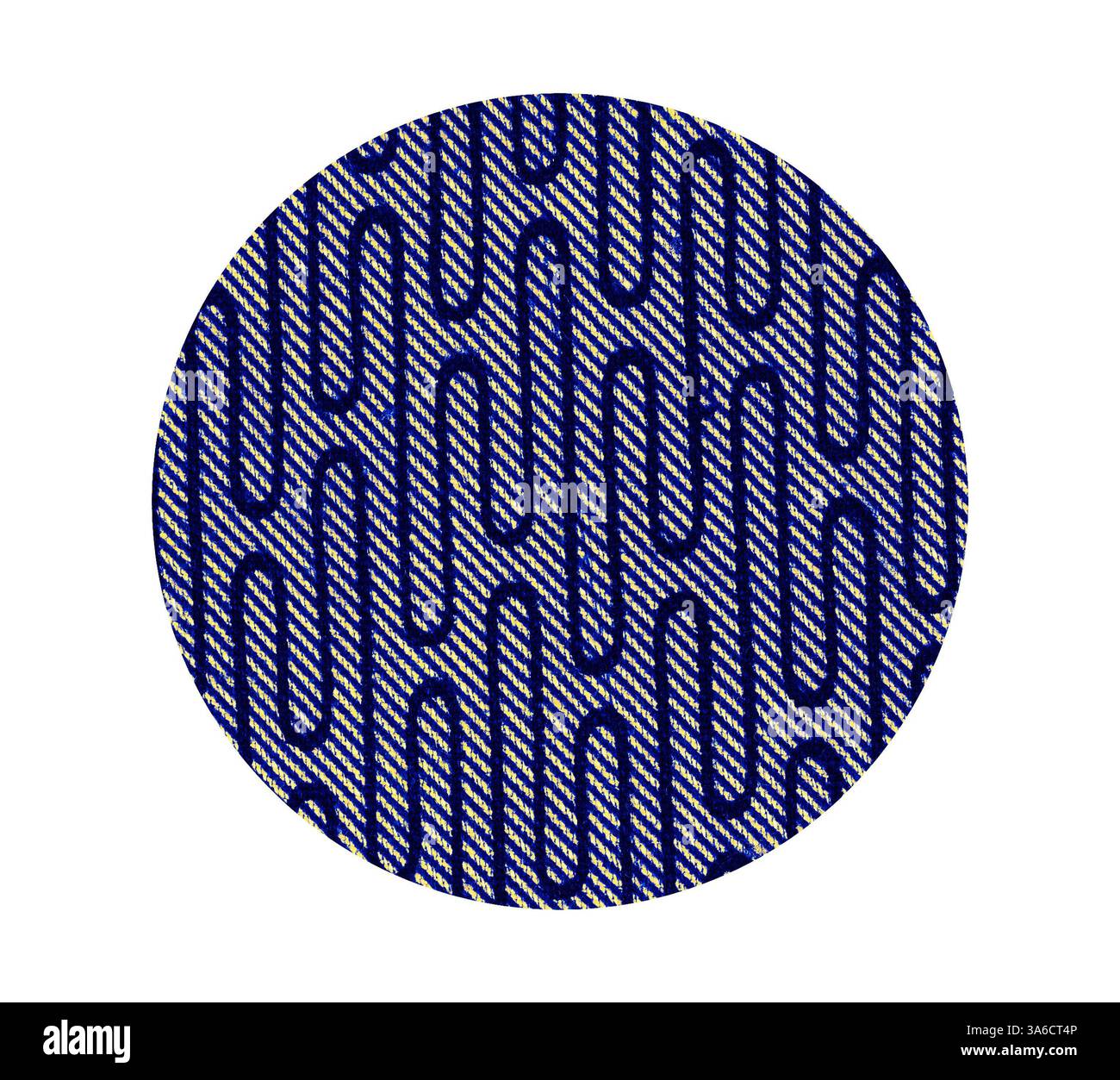 Animation lines in wave pattern Cut Out Stock Images & Pictures - Alamy