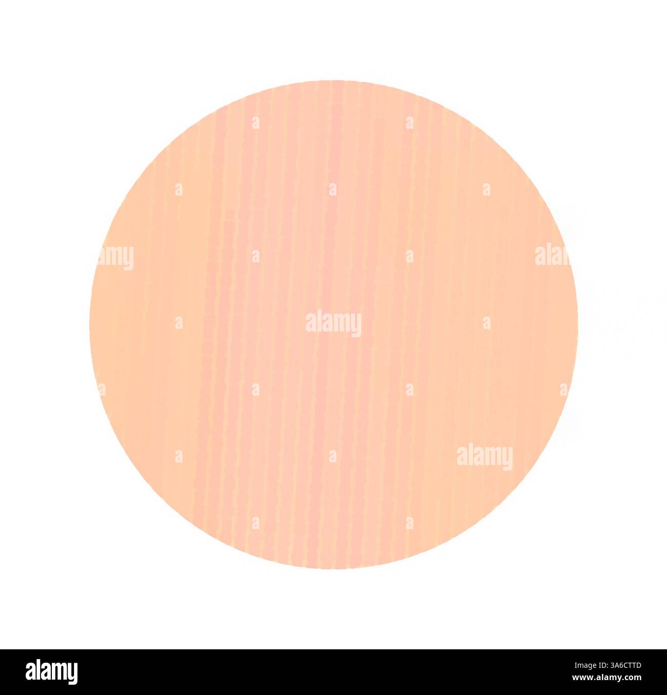 A smooth, softly textured circle featuring a warm, peachy hue with ...