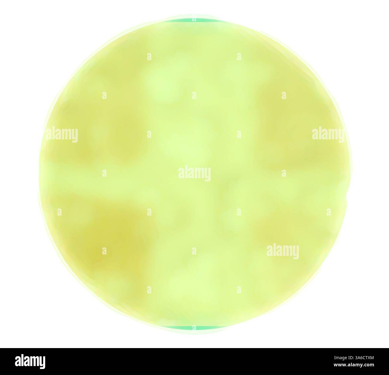 A soft, glowing orb with a pastel yellow hue, featuring a gentle ...