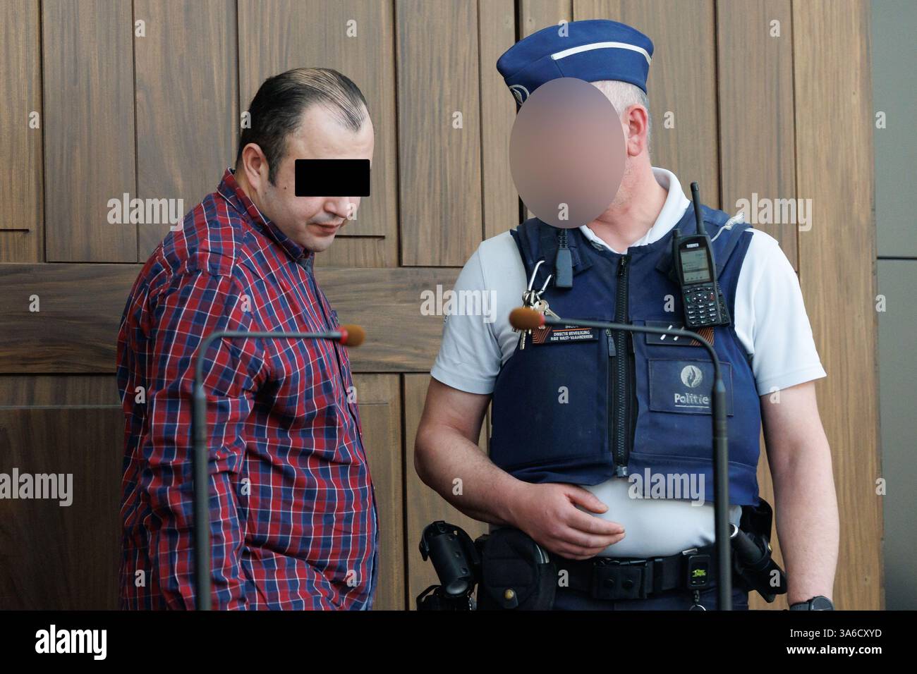 The accused Mohammed Zeryouh pictured during the composition of the ...
