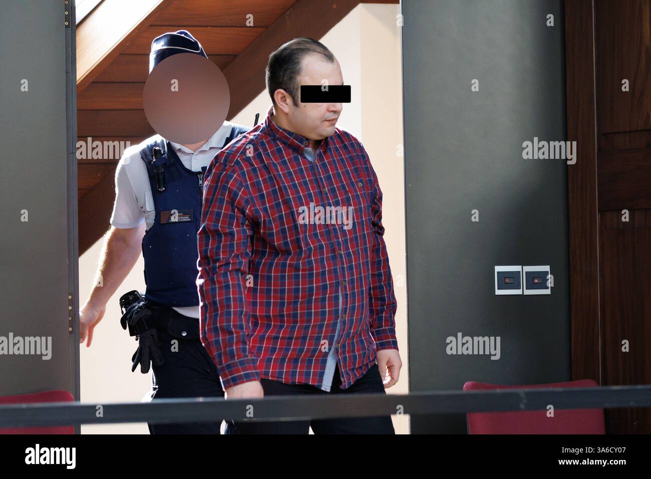 The accused Mohammed Zeryouh pictured during the composition of the ...