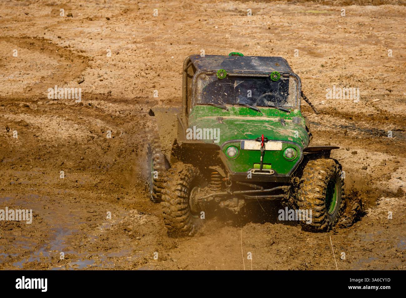 Off-road vehicles built for driving in difficult terrain in mud, sand ...