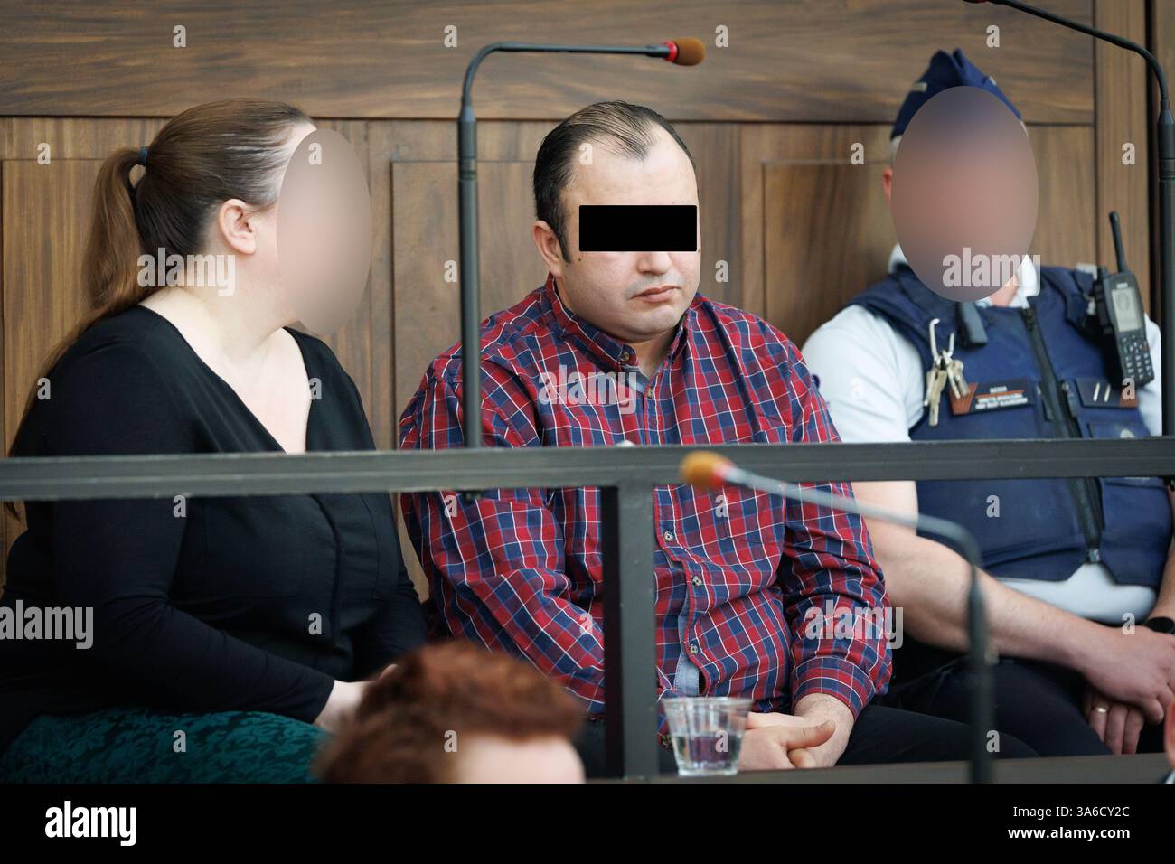 Brugge, Belgium. 25th Mar, 2025. The accused Mohammed Zeryouh pictured ...