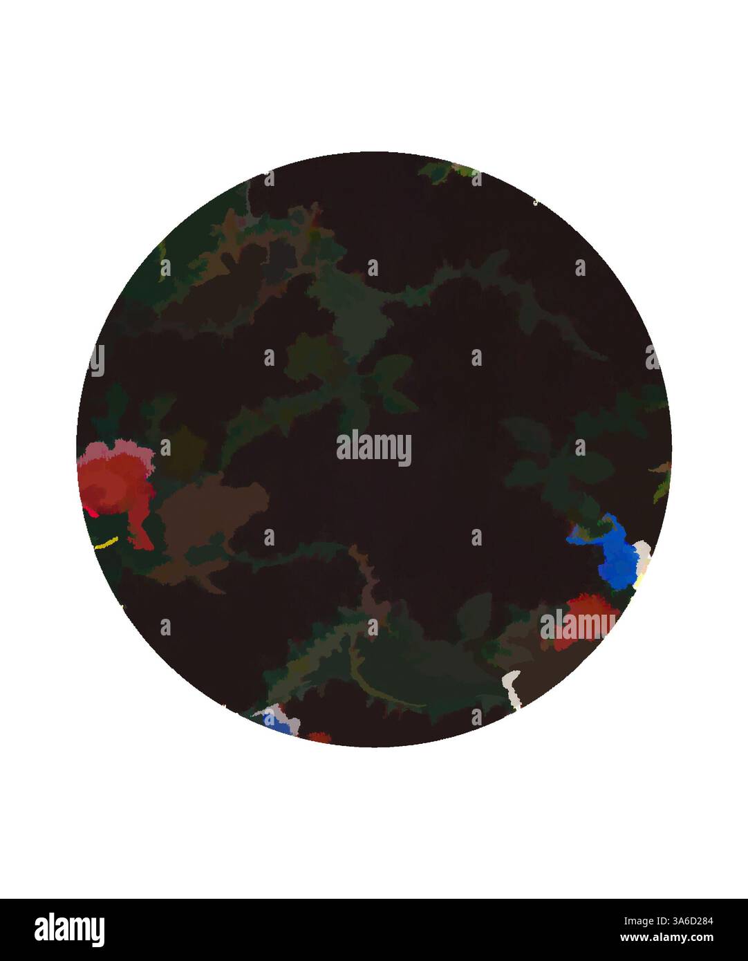 Vibrant blue elements intertwined Cut Out Stock Images & Pictures - Alamy