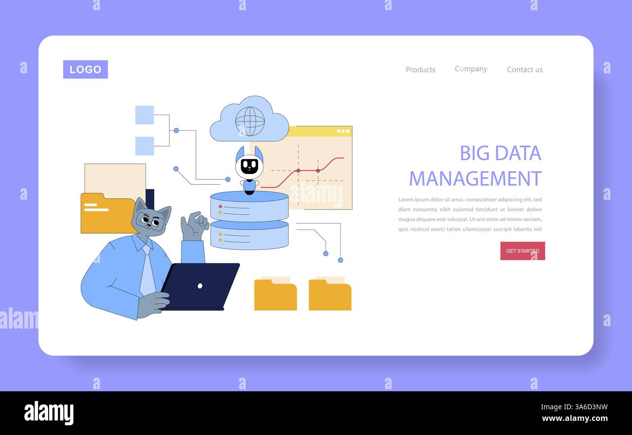 Ai In Global Business Enhances Big Data Management Through Data Analysis And Automation It