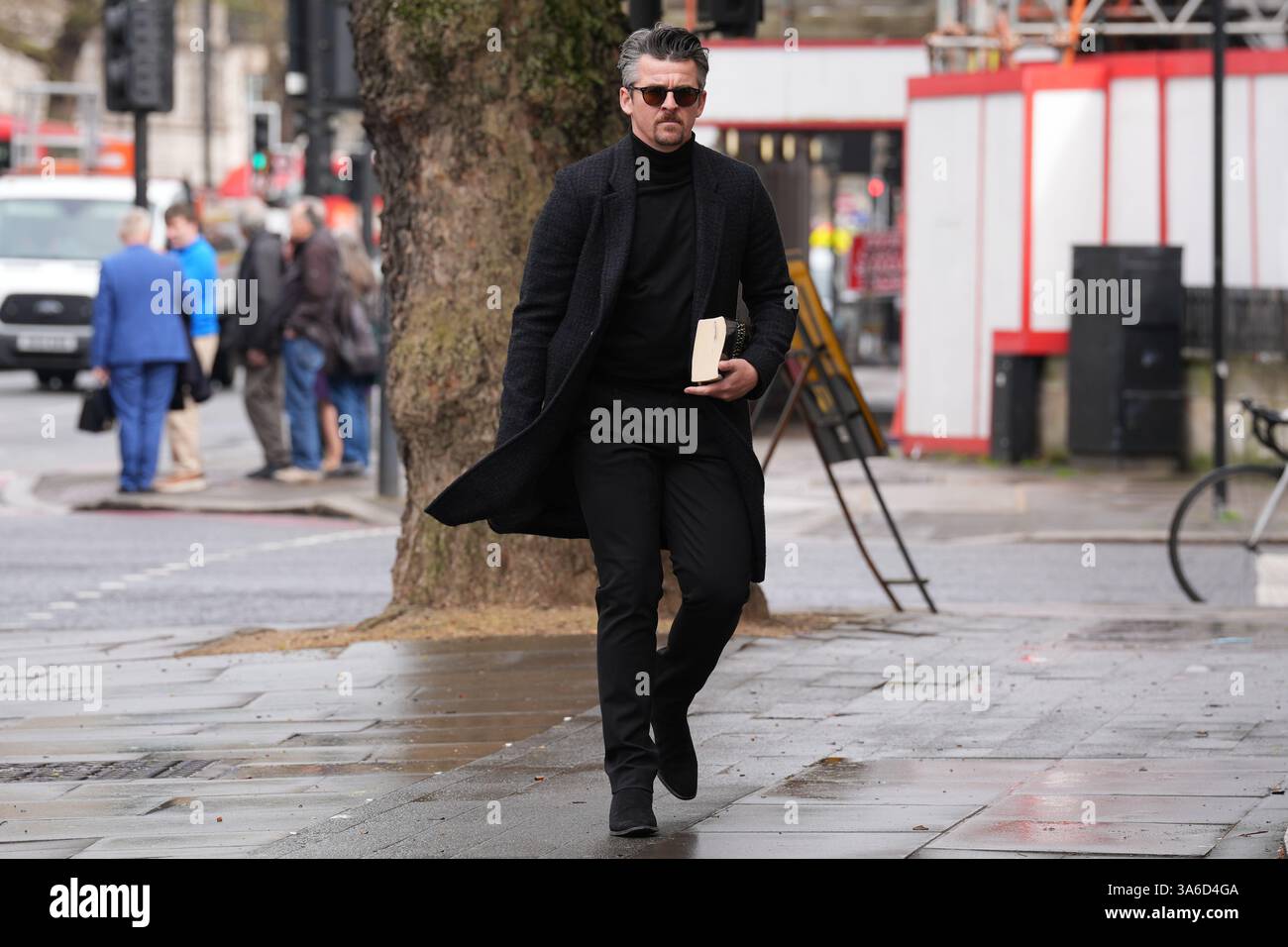 Former footballer Joey Barton arrives at Westminster Magistrates' Court ...