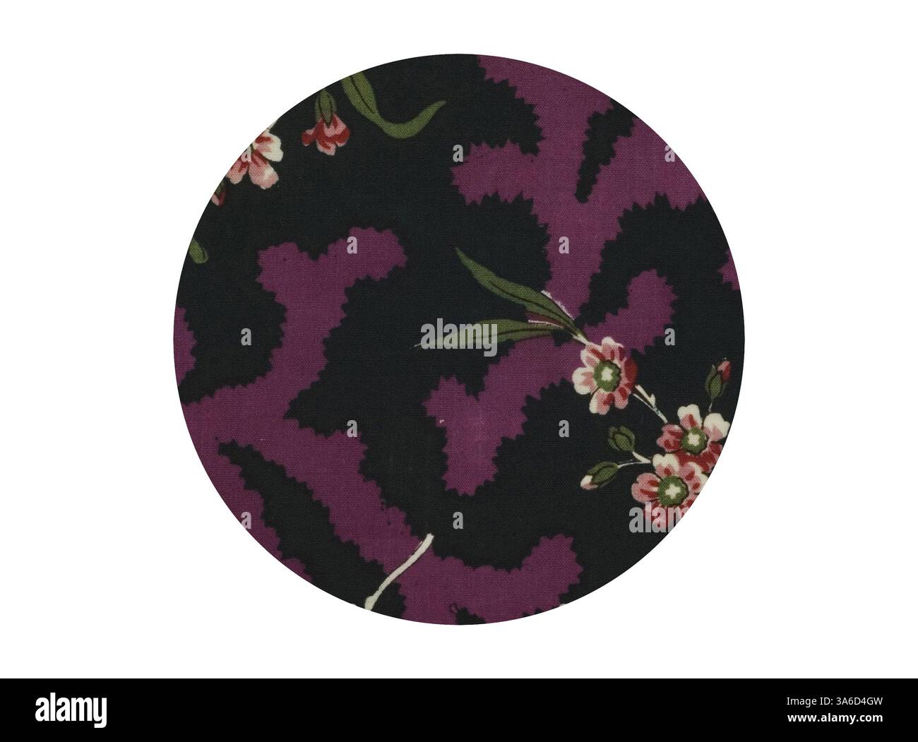 A rich, textured design featuring vibrant purple and black patterns ...