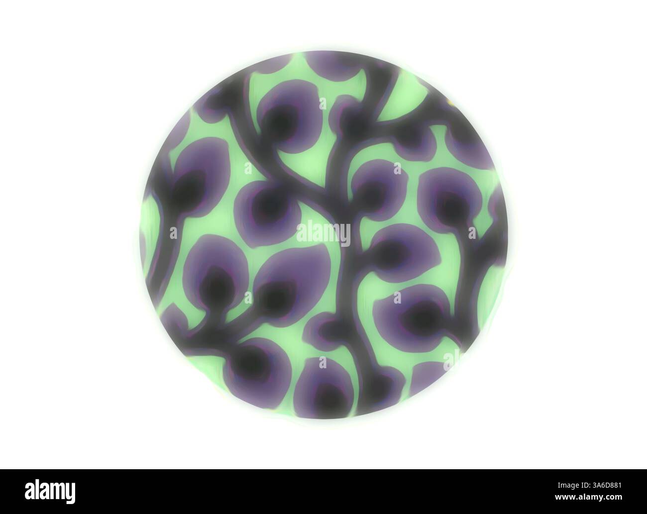 Intricate pattern of purple shapes intertwined hi-res stock photography ...