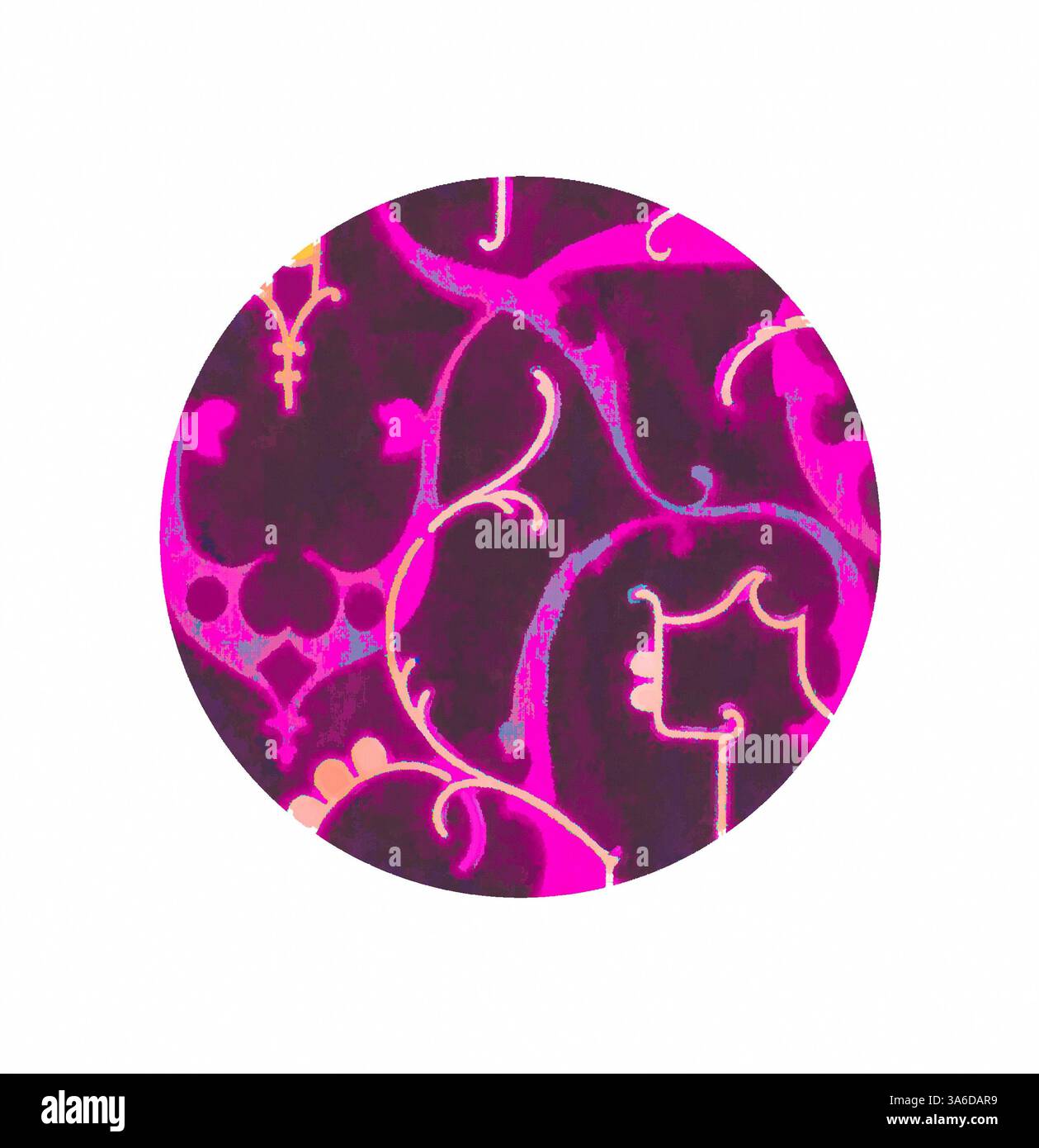 Ornate shapes in bold shades of pink hi-res stock photography and ...