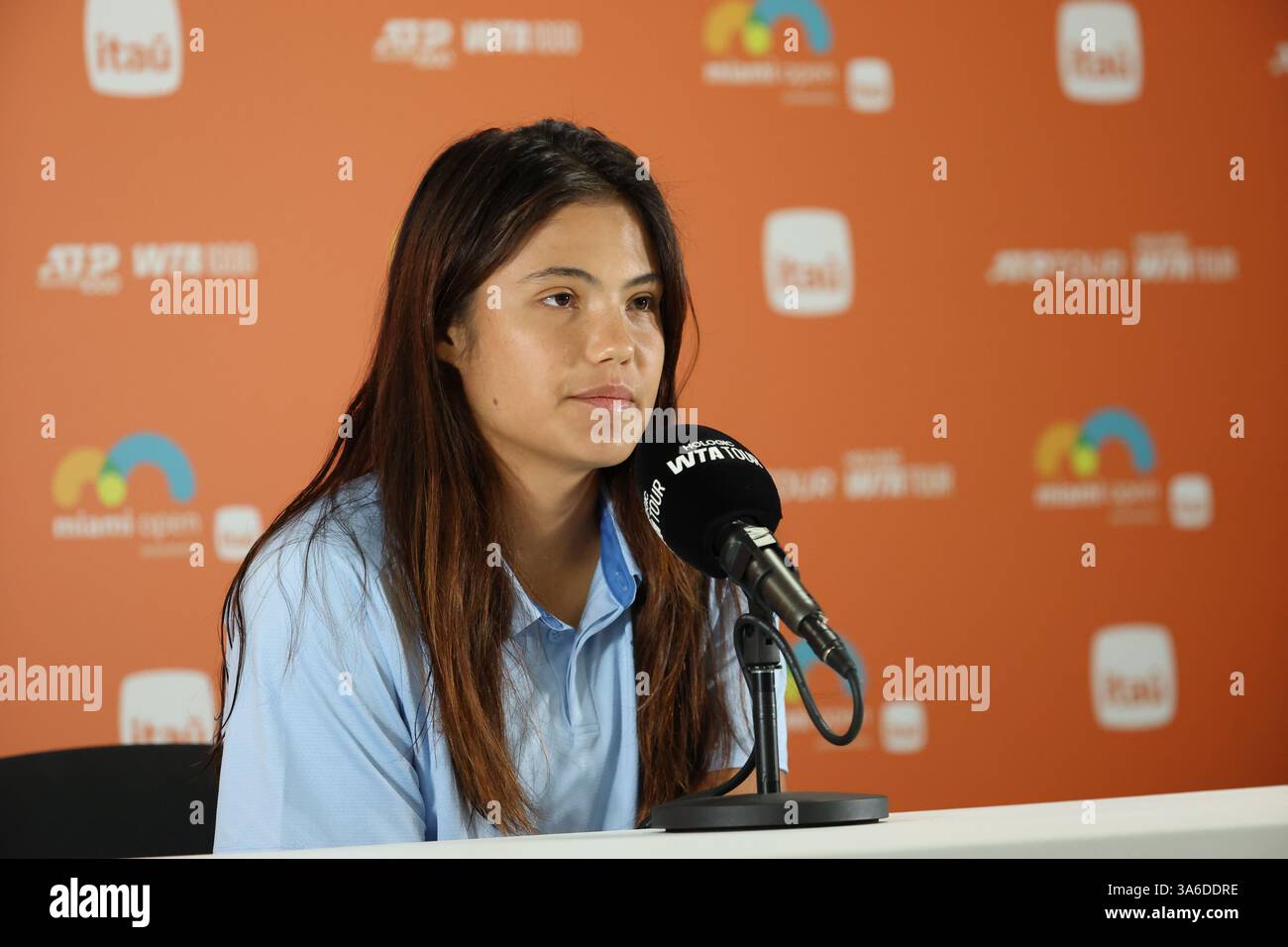 Miami Gardens, Florida, USA. 24th Mar, 2025. Emma Raducanu of Great ...