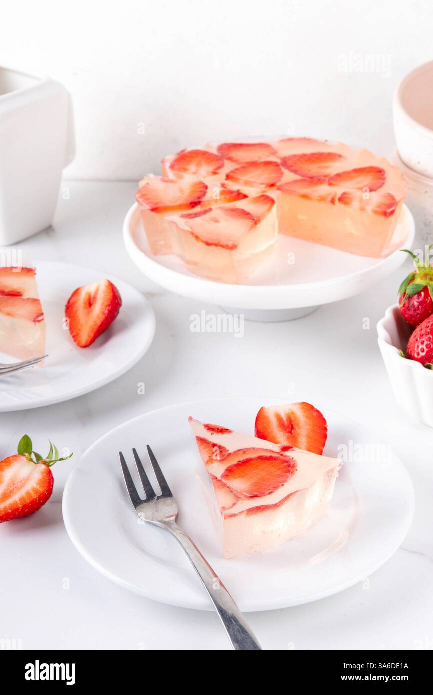 Japanese Raindrop Cake, or Mizu Shingen Mochi, clear jelly dessert ...