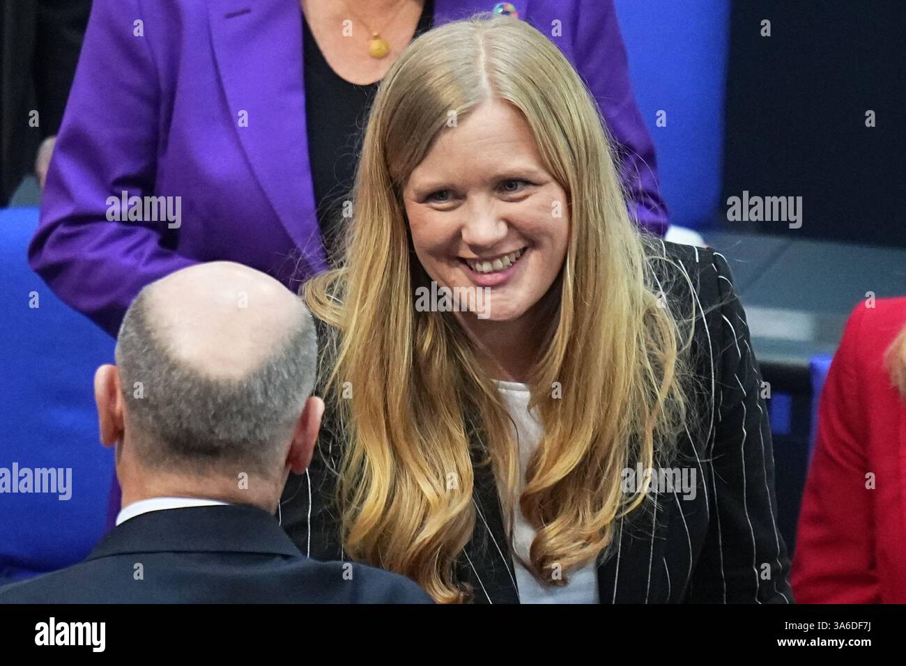 Berlin, Germany. 25th Mar, 2025. Josephine Ortleb (SPD), Vice-President ...