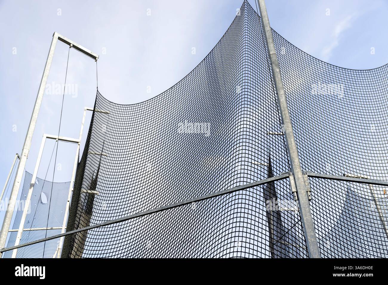 synthetic net to protect spectators at hammer throwing competitions and ...