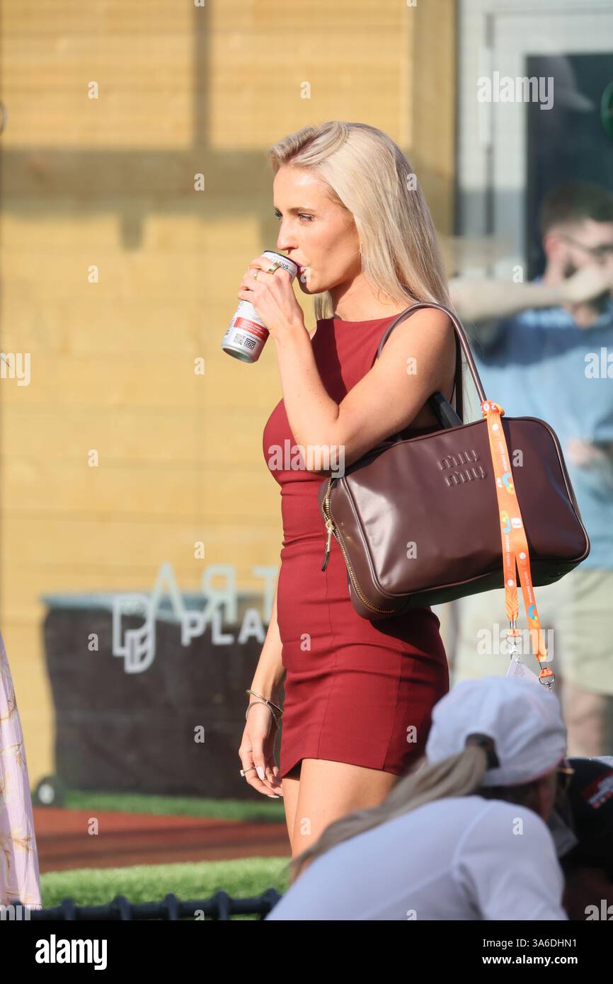 Miami Gardens, Florida, USA. 24th Mar, 2025. Taylor Fritz girlfriend ...