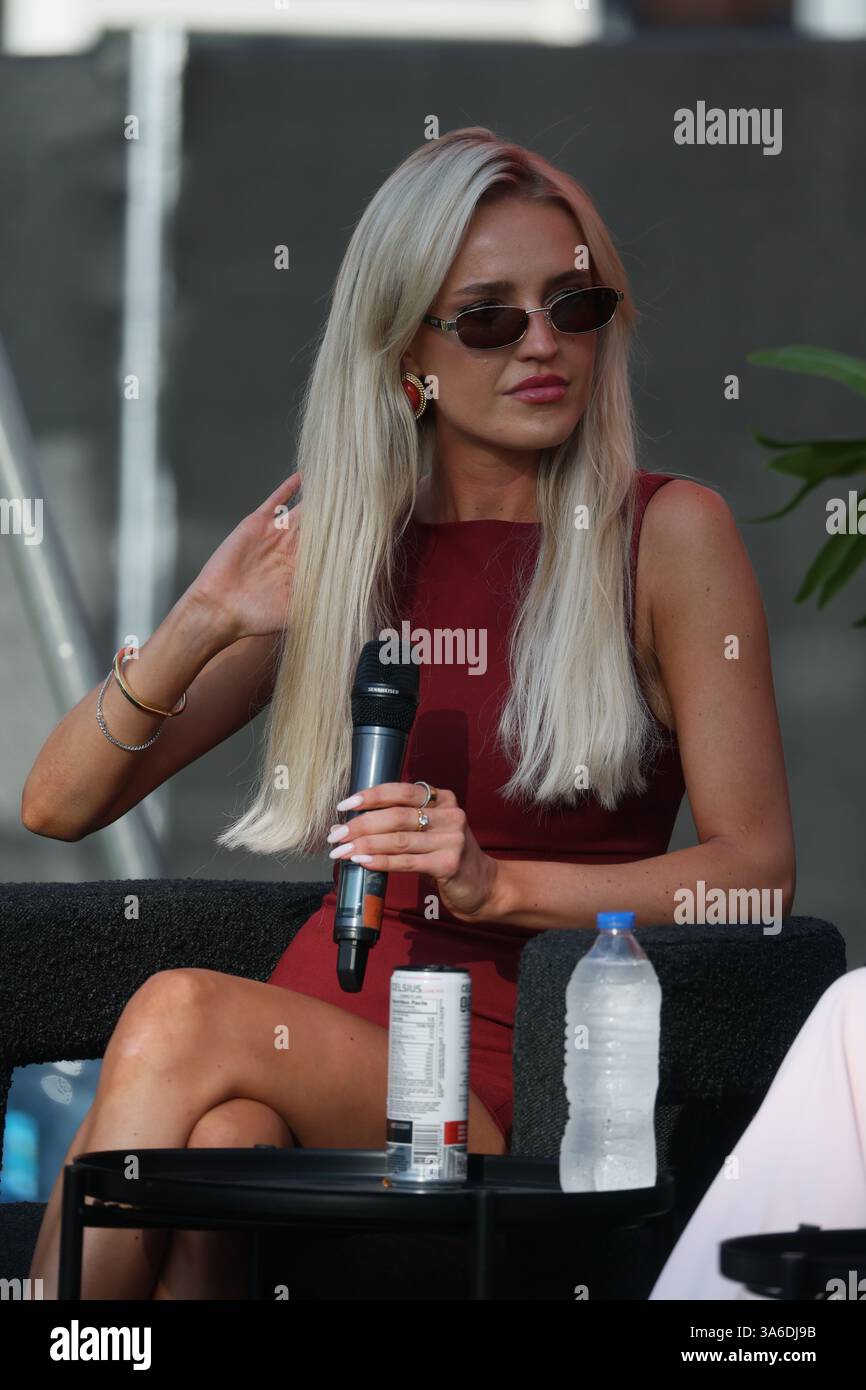 Miami Gardens, Florida, USA. 24th Mar, 2025. Taylor Fritz girlfriend ...