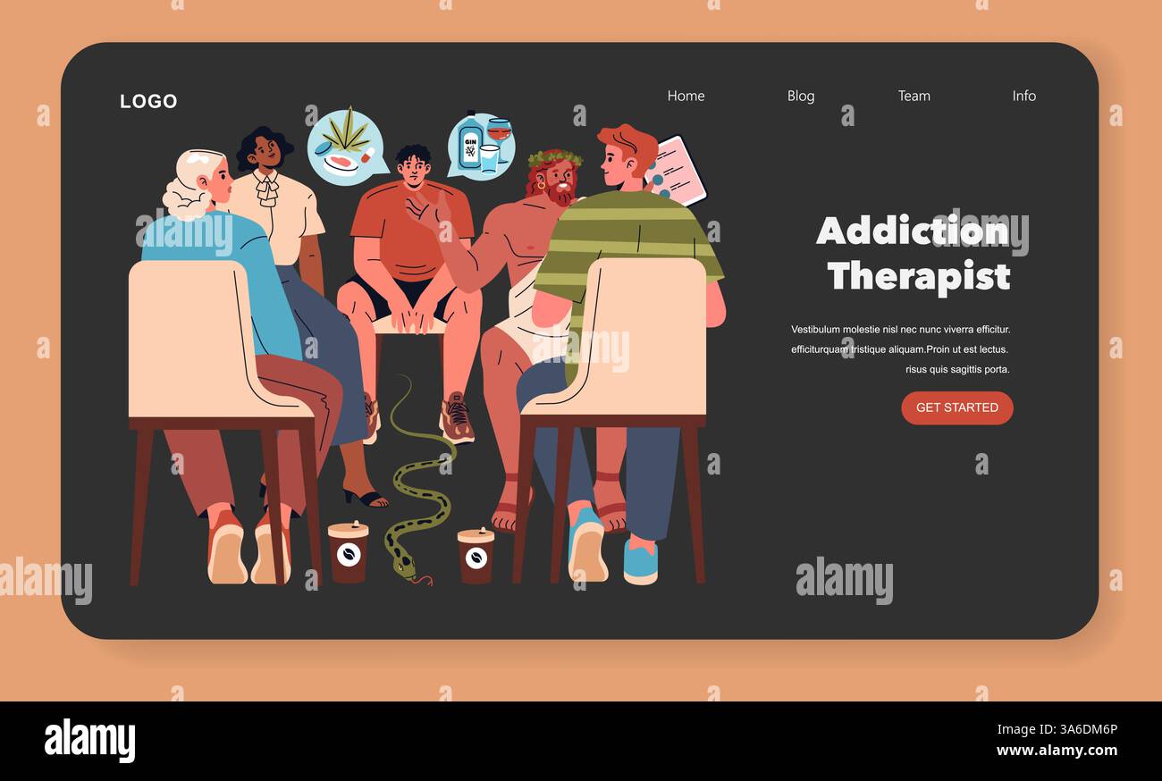 A supportive and engaging group therapy session that emphasizes ...