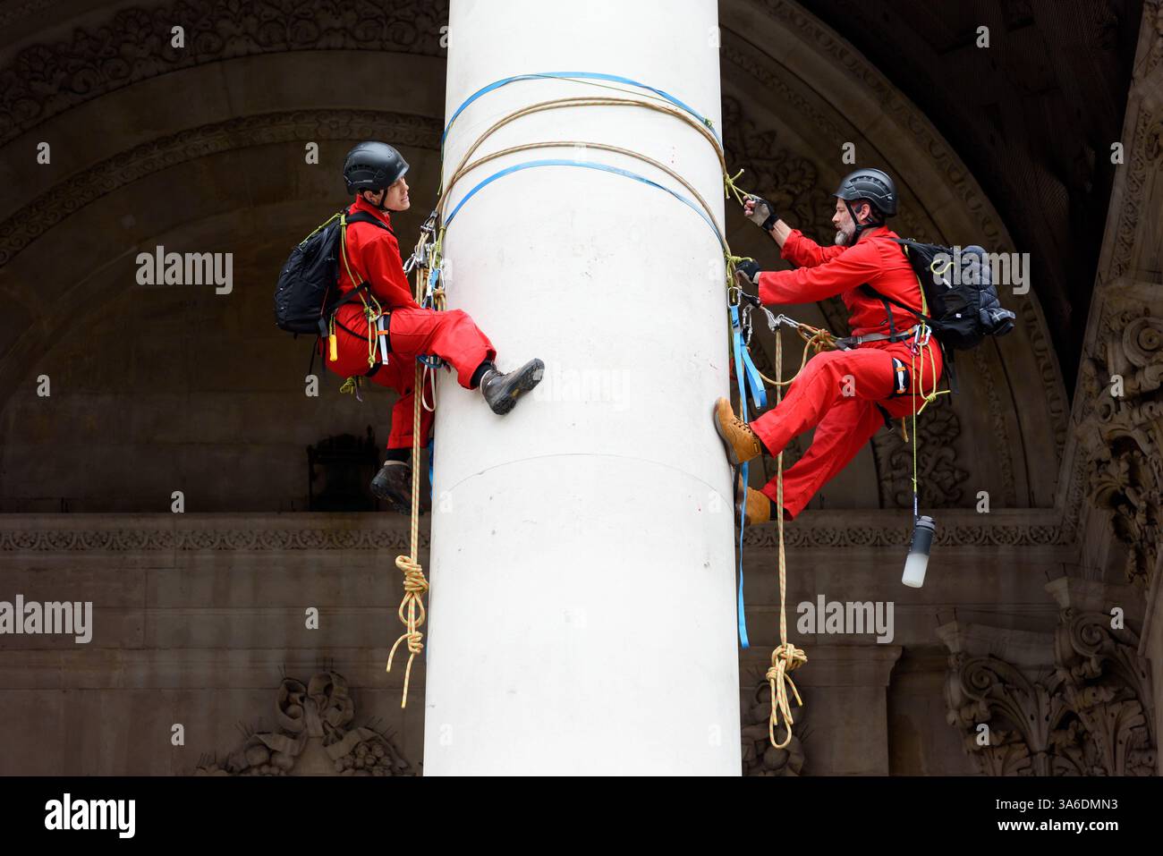 London, UK. 25 March 2025. The Palestine Youth Movement, alongside ...