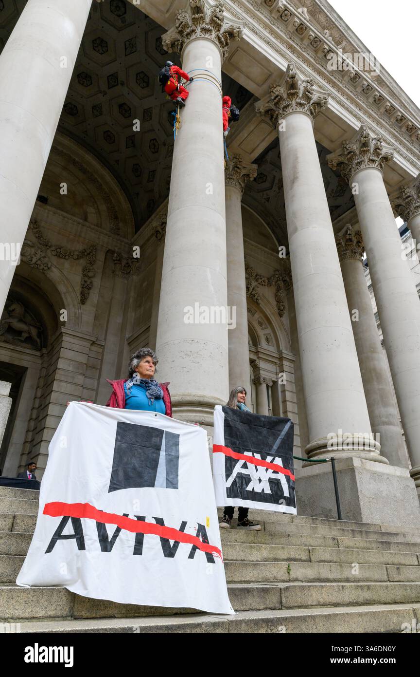 London, UK. 25 March 2025. The Palestine Youth Movement, alongside ...