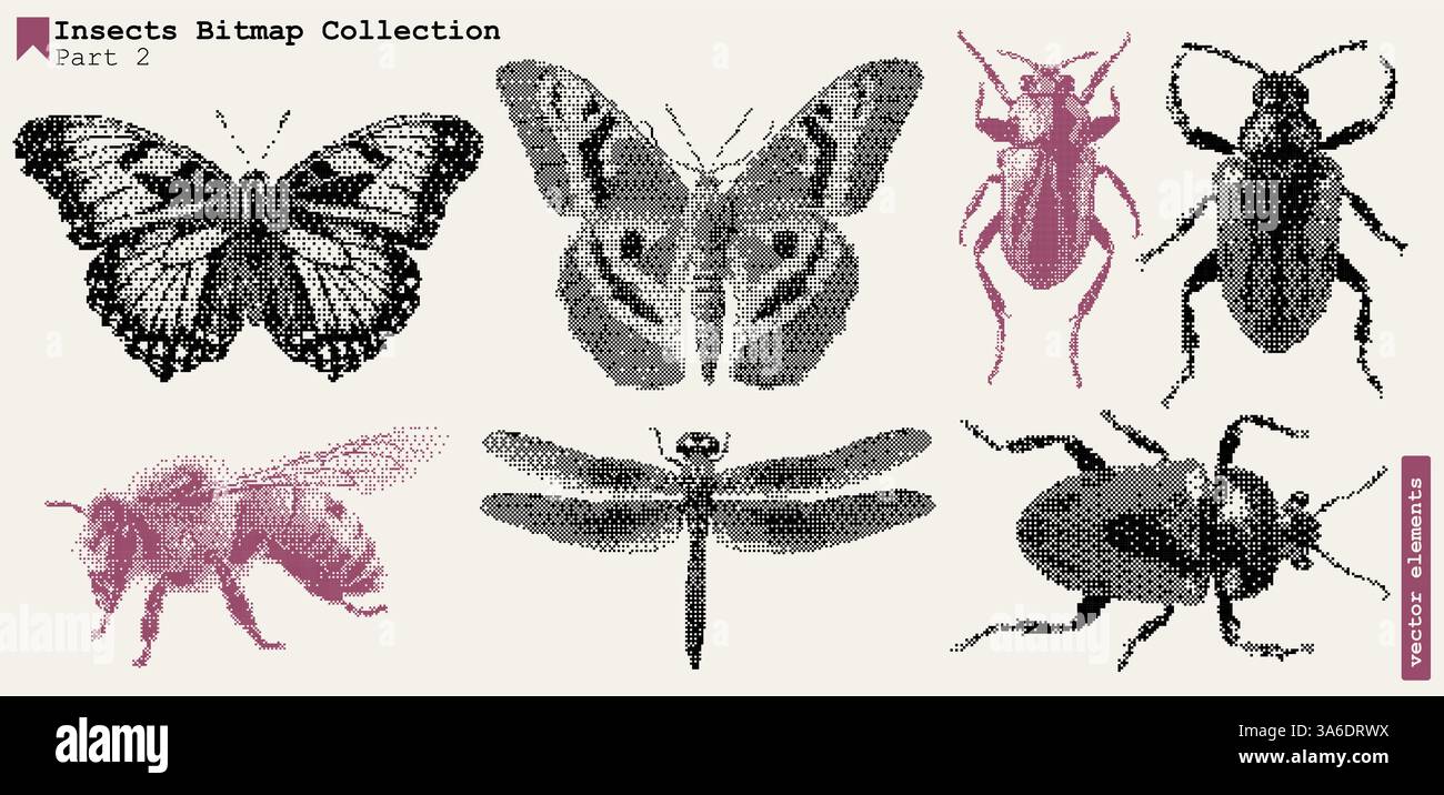 Vintage Butterfly Texture with Grunge Halftone Effect – Retro Y2K ...