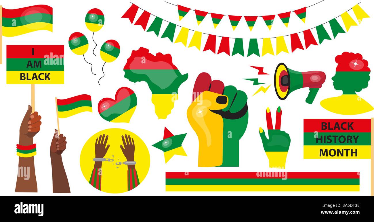 Juneteenth set, African-American Independence Day, June 19. Day of ...