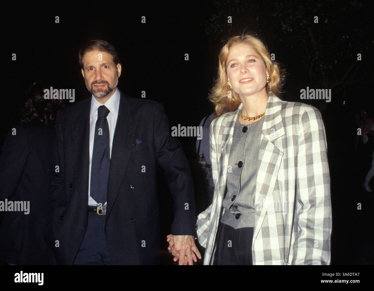 Sep 29, 1988; Los Angeles, CA, USA; Actress DEBORAH RAFFIN & producer ...