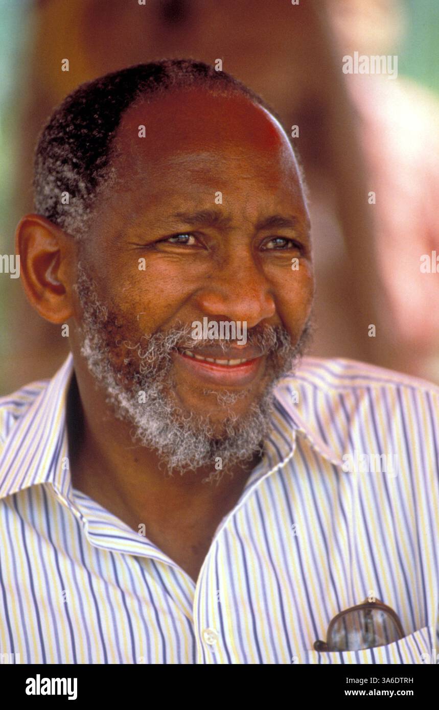 Former King of Lesotho KING MOSHOESHOE II Stock Photo - Alamy