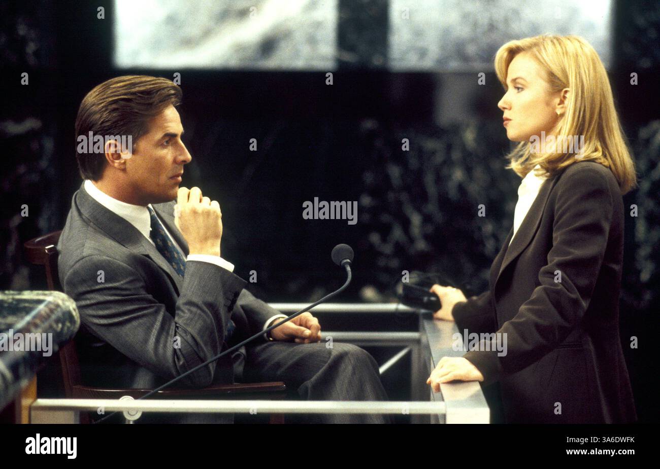 Jun 04, 1993; Chicago, IL, USA; DON JOHNSON and REBECCA DE MORNAY star ...