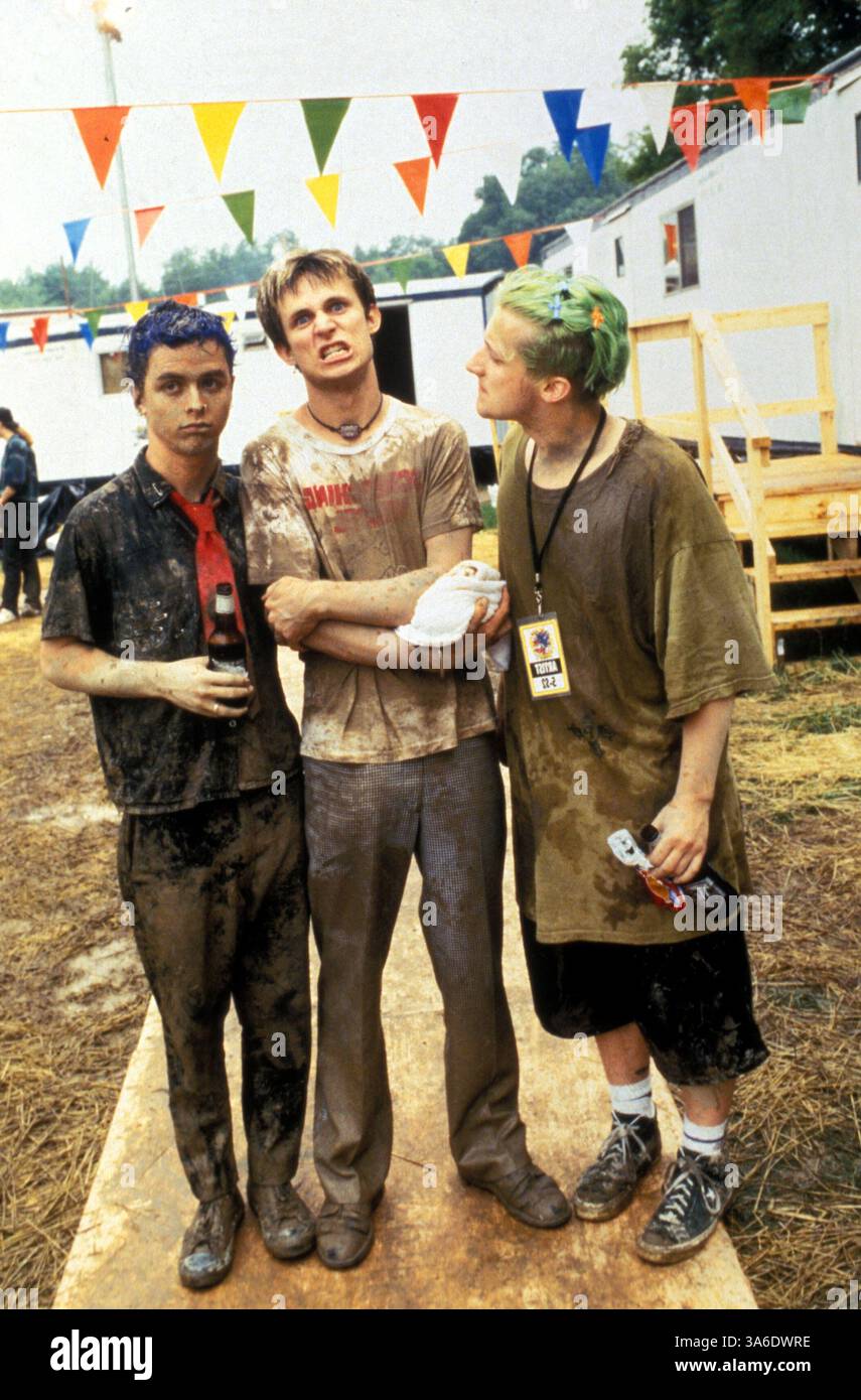 Nov 01, 1994; Los Angeles, CA, USA; Rock group GREEN DAY at Woodstock 2 ...