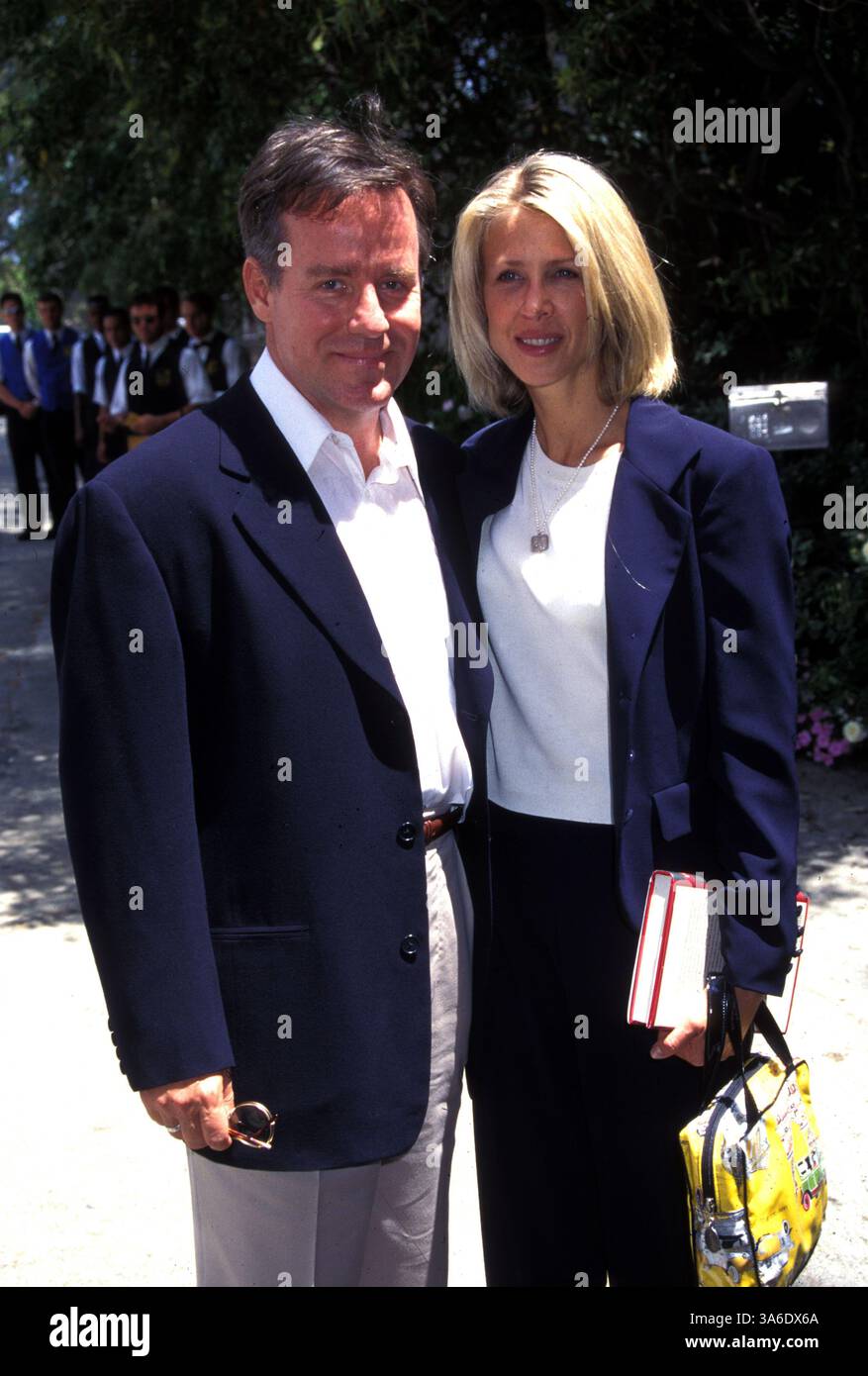 May 01, 1996; Los Angeles, CA, USA; Actor/comedian PHIL HARTMAN & wife ...