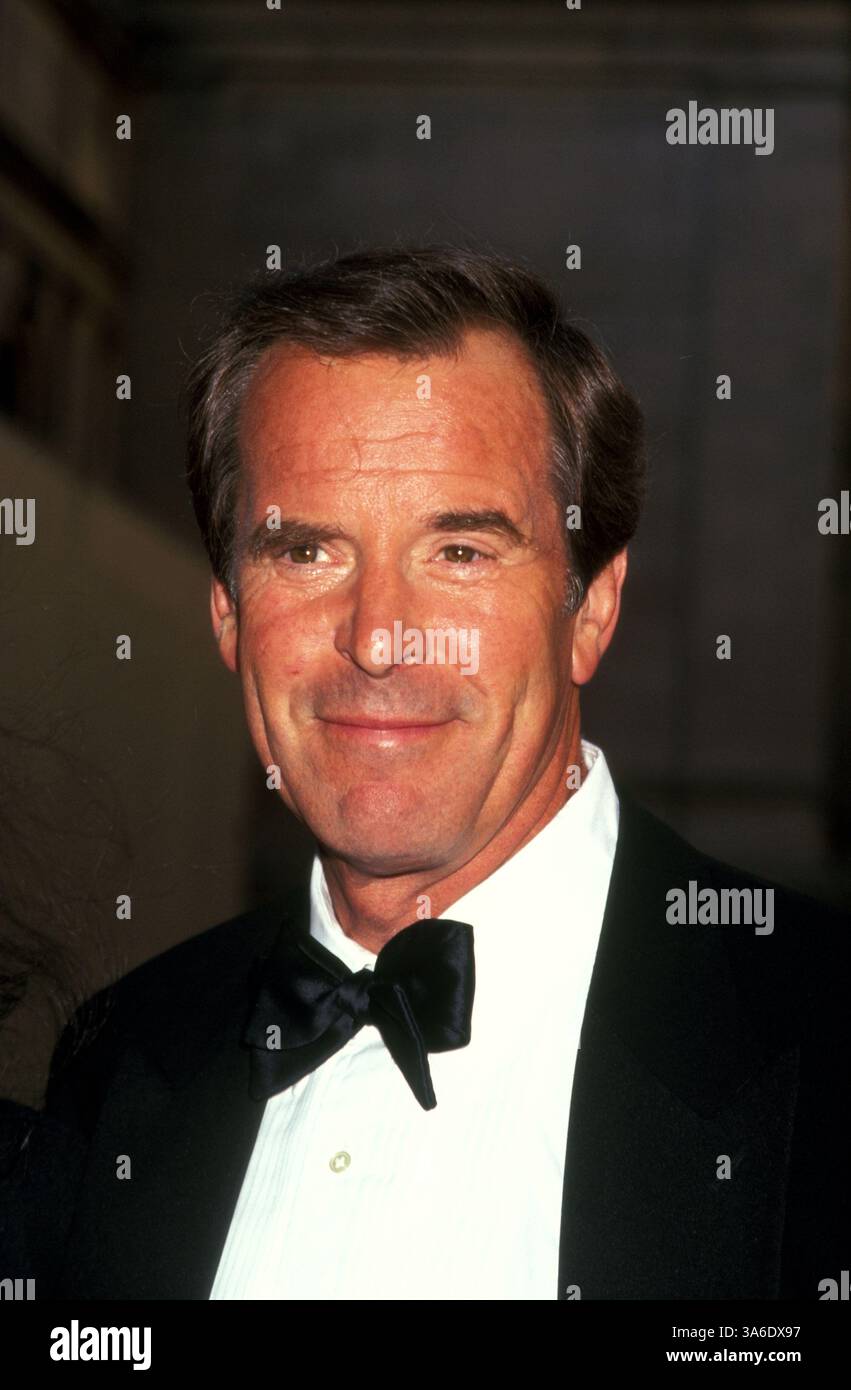 ABC News anchor PETER JENNINGS @ the 1996 Michelangelo Awards Stock ...