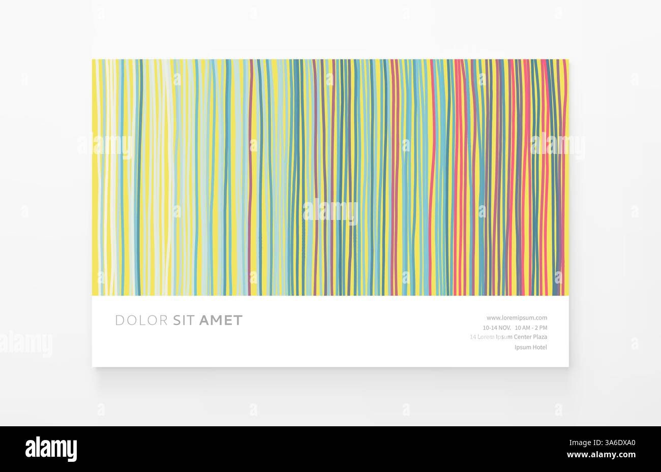 Irregular vertical lines pattern in perspective. Geometric wallpaper ...