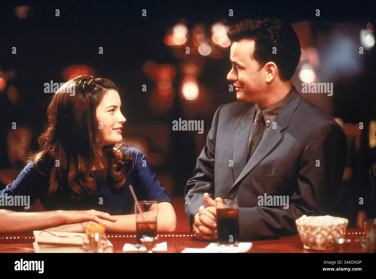 Oct 04, 1996; Hollywood, CA, USA; Actor TOM HANKS as Mr White and LIZ ...