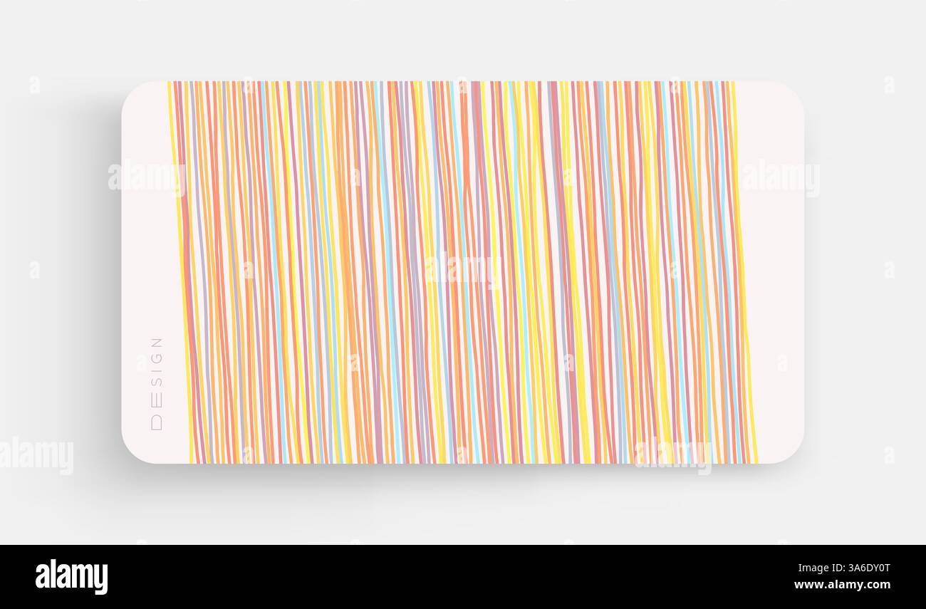 Irregular vertical lines pattern in perspective. Geometric wallpaper ...