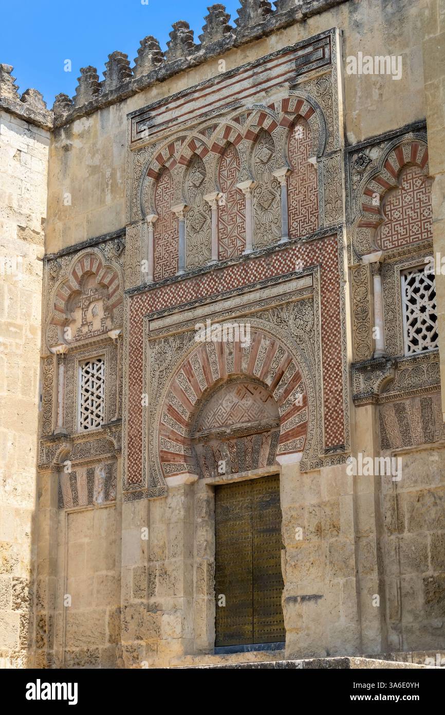 The Mudejar-style exterior of the Mosque-Cathedral of Córdoba, Spain ...