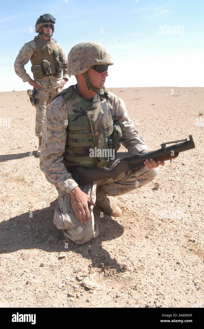 May 07, 2004; Camp Blue Diamond, Iraq; Sgt. BRADLEY LEBLANC, a military ...