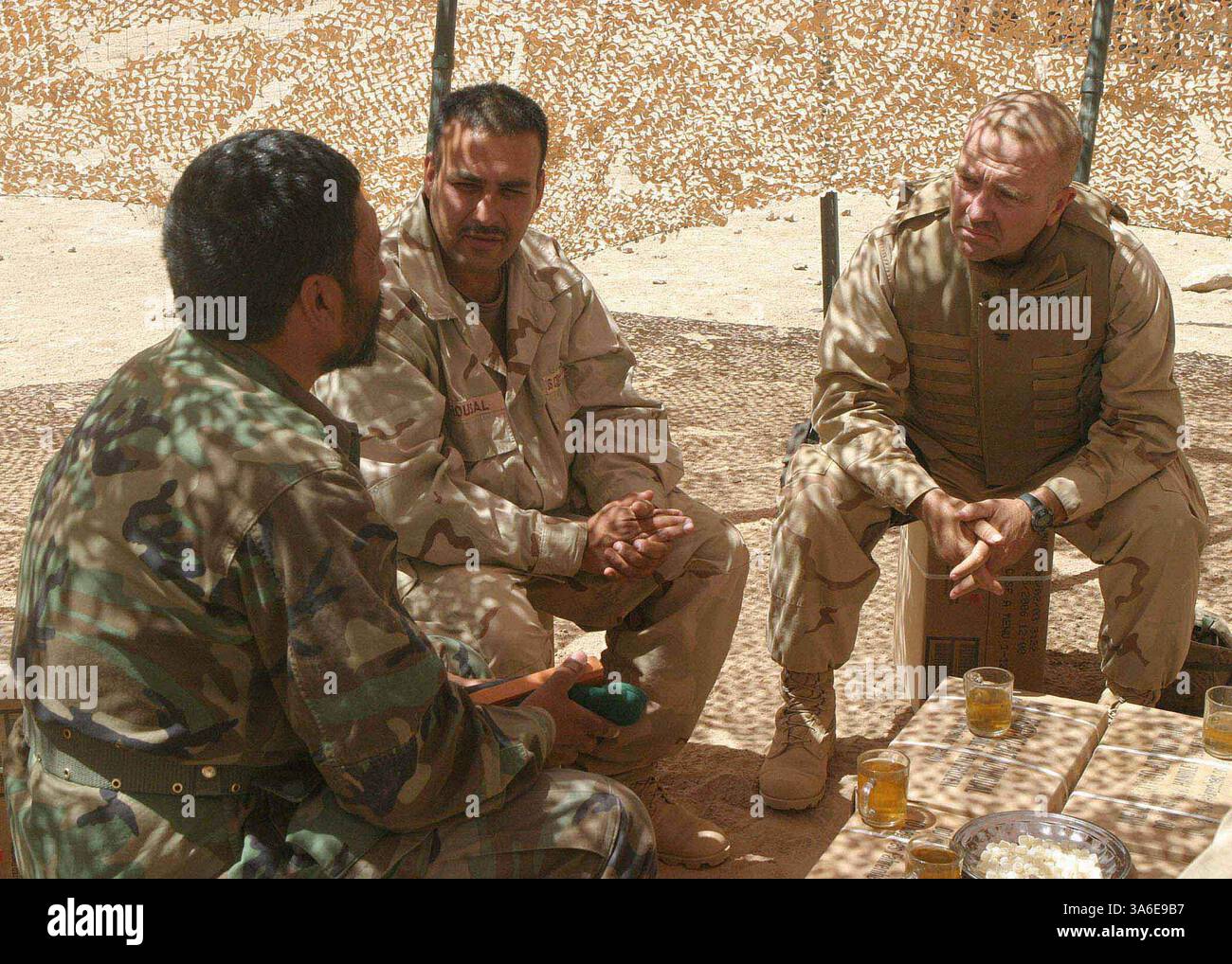 May 13, 2004; FOB Ripley, Afghanistan; Through an interpreter, Col ...