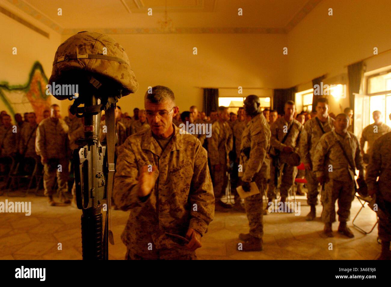May 15, 2004; Camp Hurricane Point, Iraq; Navy Cmdr. BILL D. DEVINE ...