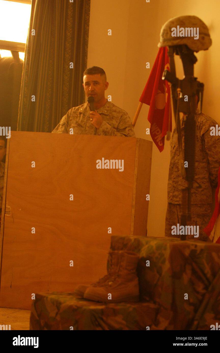 May 15, 2004; Camp Hurricane Point, Iraq; Lt. Col. PAUL J. KENNEDY ...