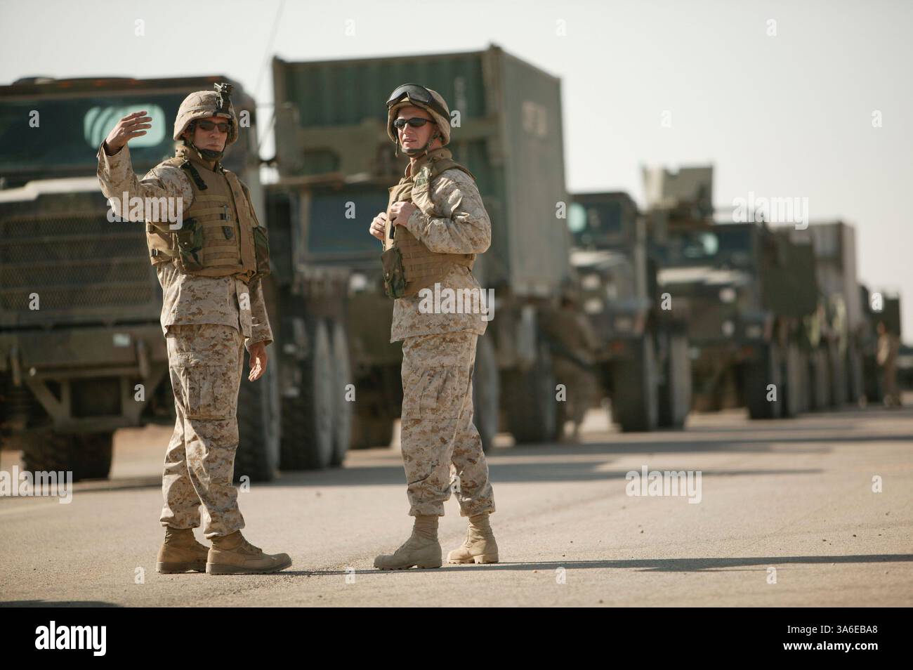 May 31, 2004; Camp Taqaddum, Iraq; Staff Sgt. MICHAEL J. RAY and 1st Lt ...