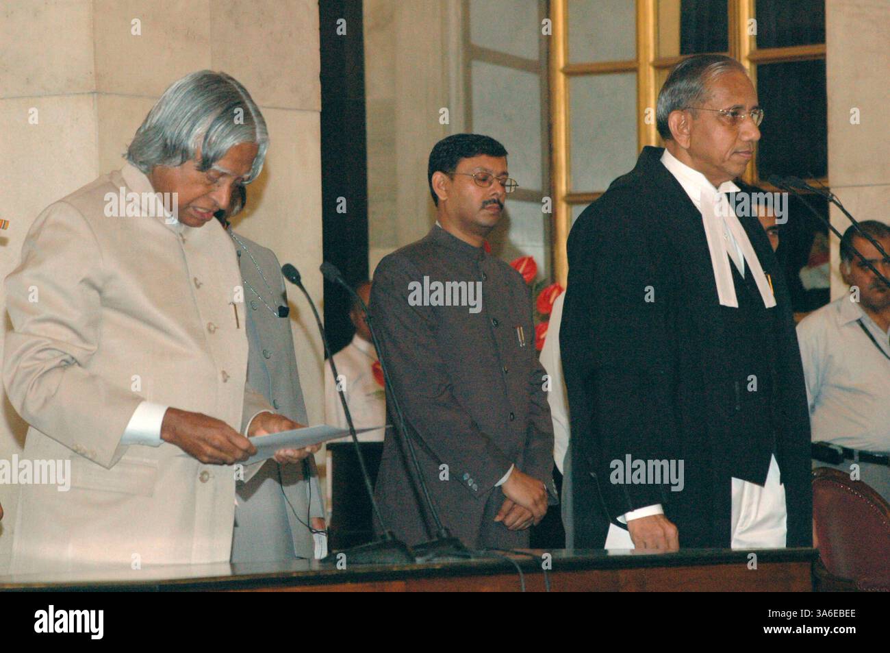 Jun 01, 2004; New Delhi, INDIA; Indian President, A.P.J. ABDUL KALAM ...