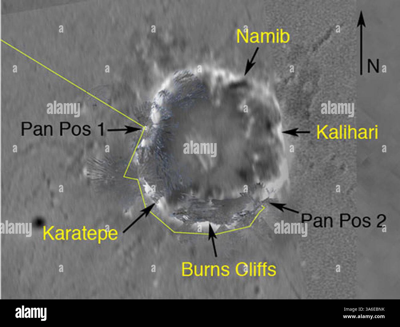 Jun 02, 2004; Edwards, CA, USA; Endurance Road Map This map of ...