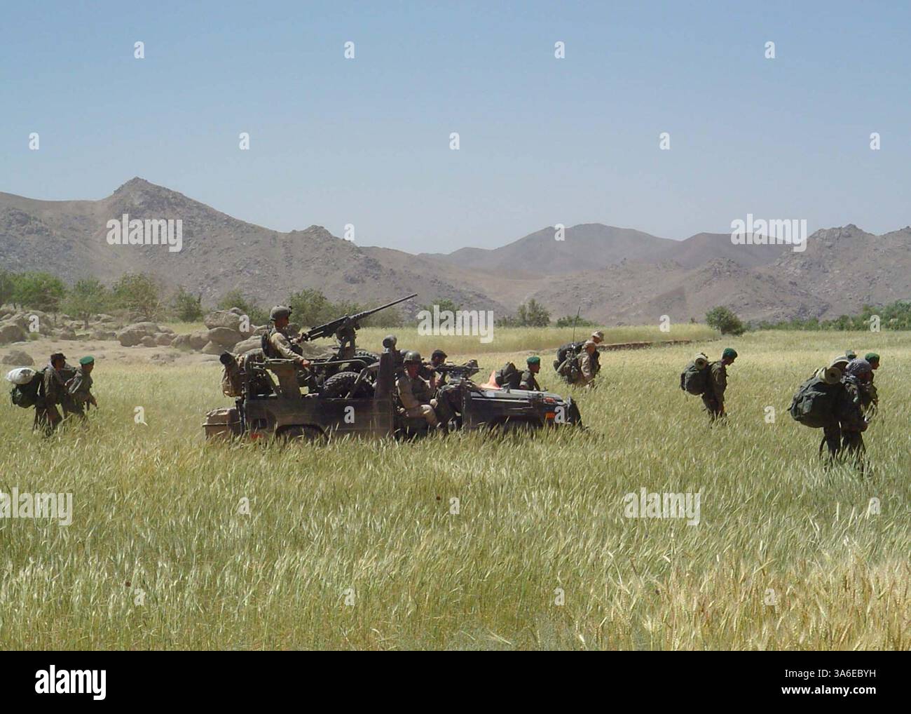 Jun 04, 2004; Dey Chopan, Afghanistan; Marines from the Force ...