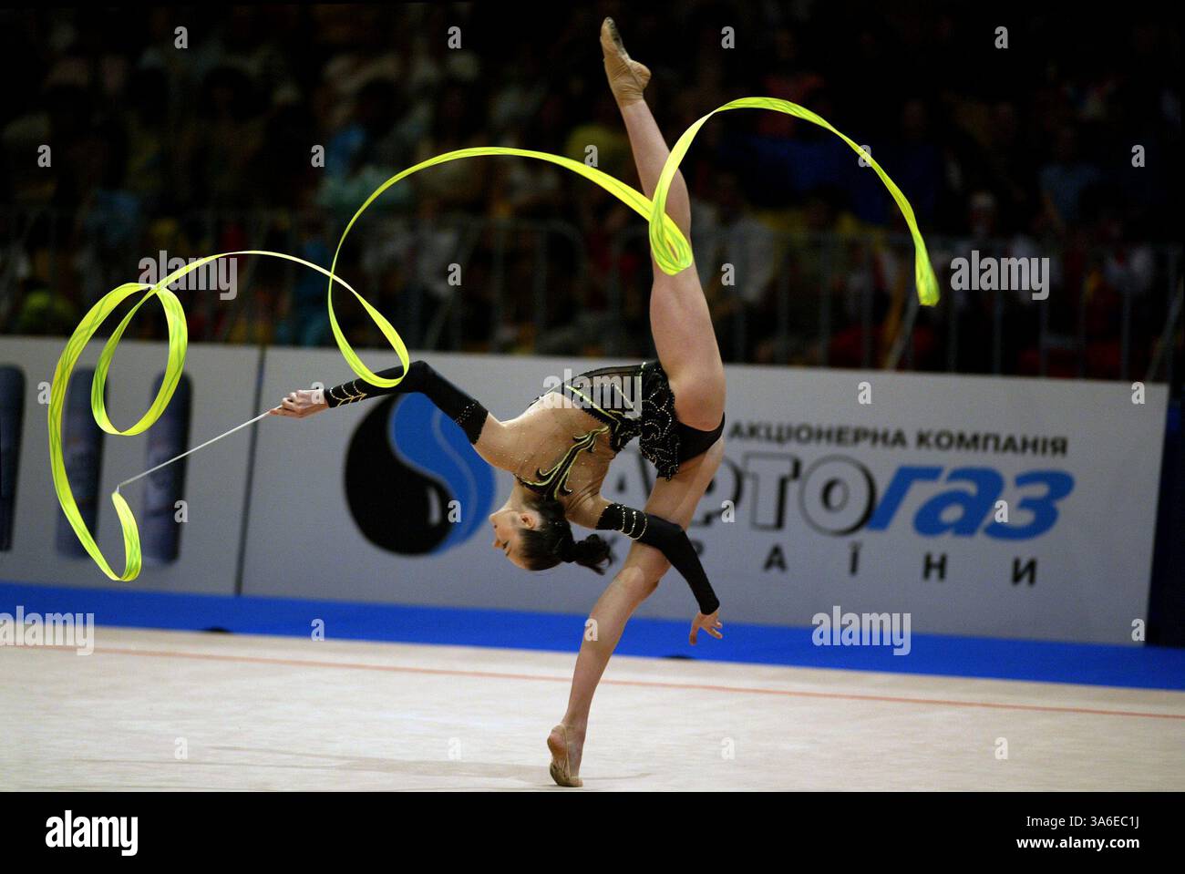 June 06, 2004; Kiev, Ukraine; Rhythmic gymnastic star ANNA BESSONOVA of ...