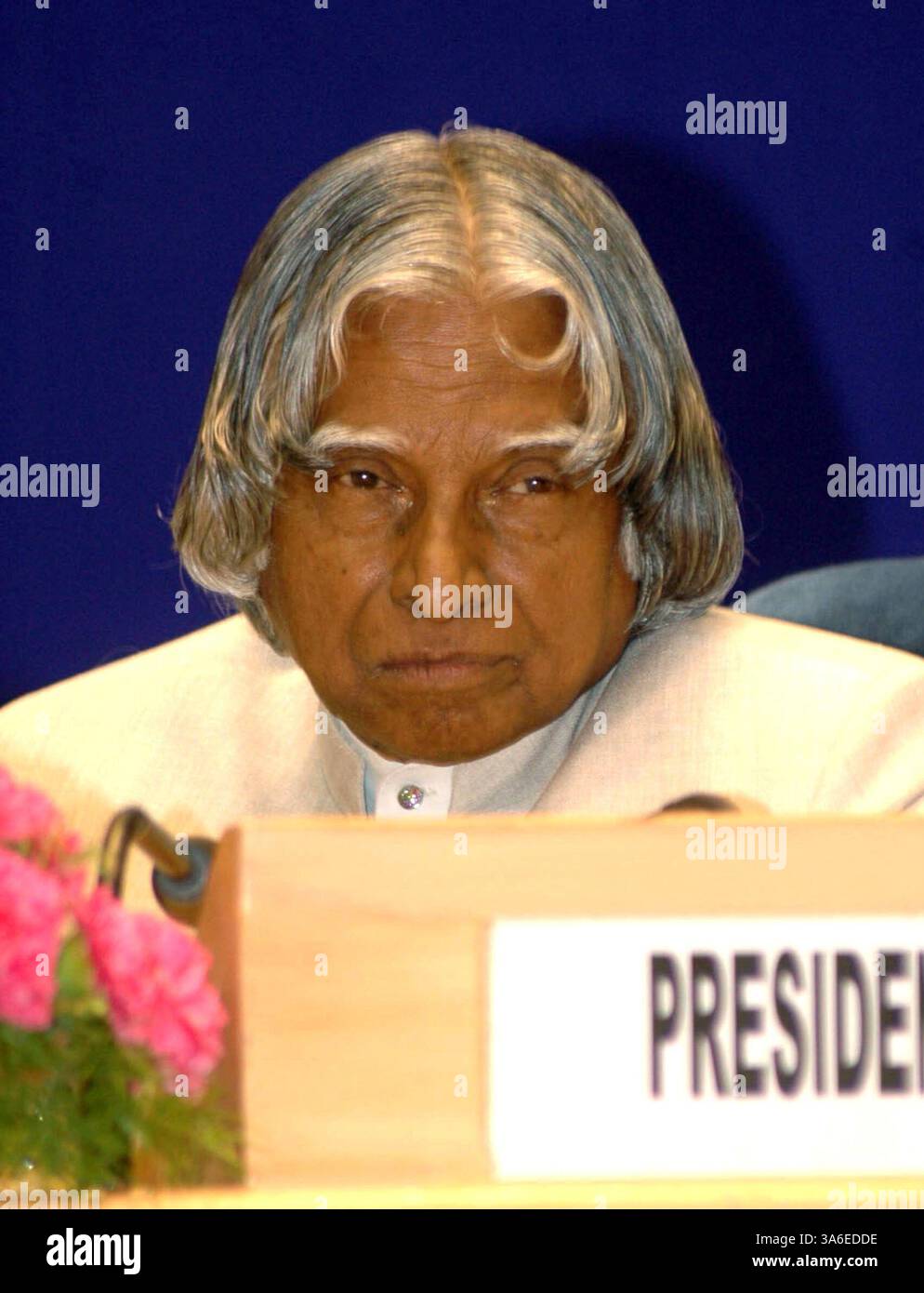 Aug 15, 2004; New Delhi, INDIA; Indian President ABDUL KALAM AZAD Stock ...