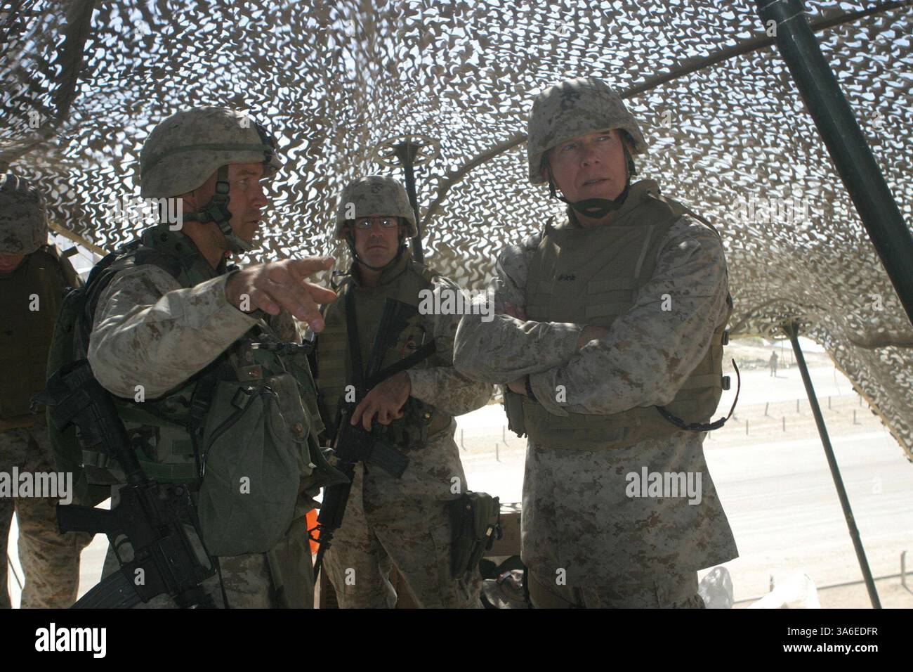 Aug 18, 2004; FOB Kalsu, Iraq; Capt. COREY COLLIER, 36, with the 24th ...