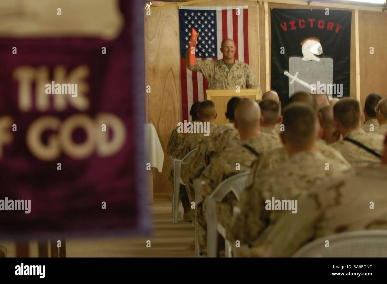 Aug 21, 2004; Camp Taqaddum, Iraq; Gunnery Sgt. ARTHUR H. BORK, the ...