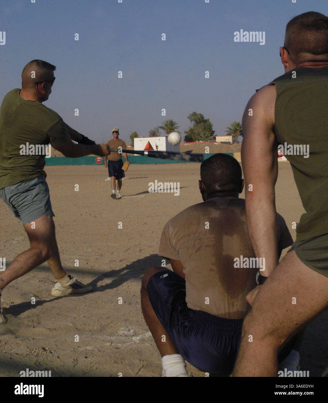 Aug 29, 2004; Camp Ramadi, Iraq; Marines with 3rd Battalion, 11th ...