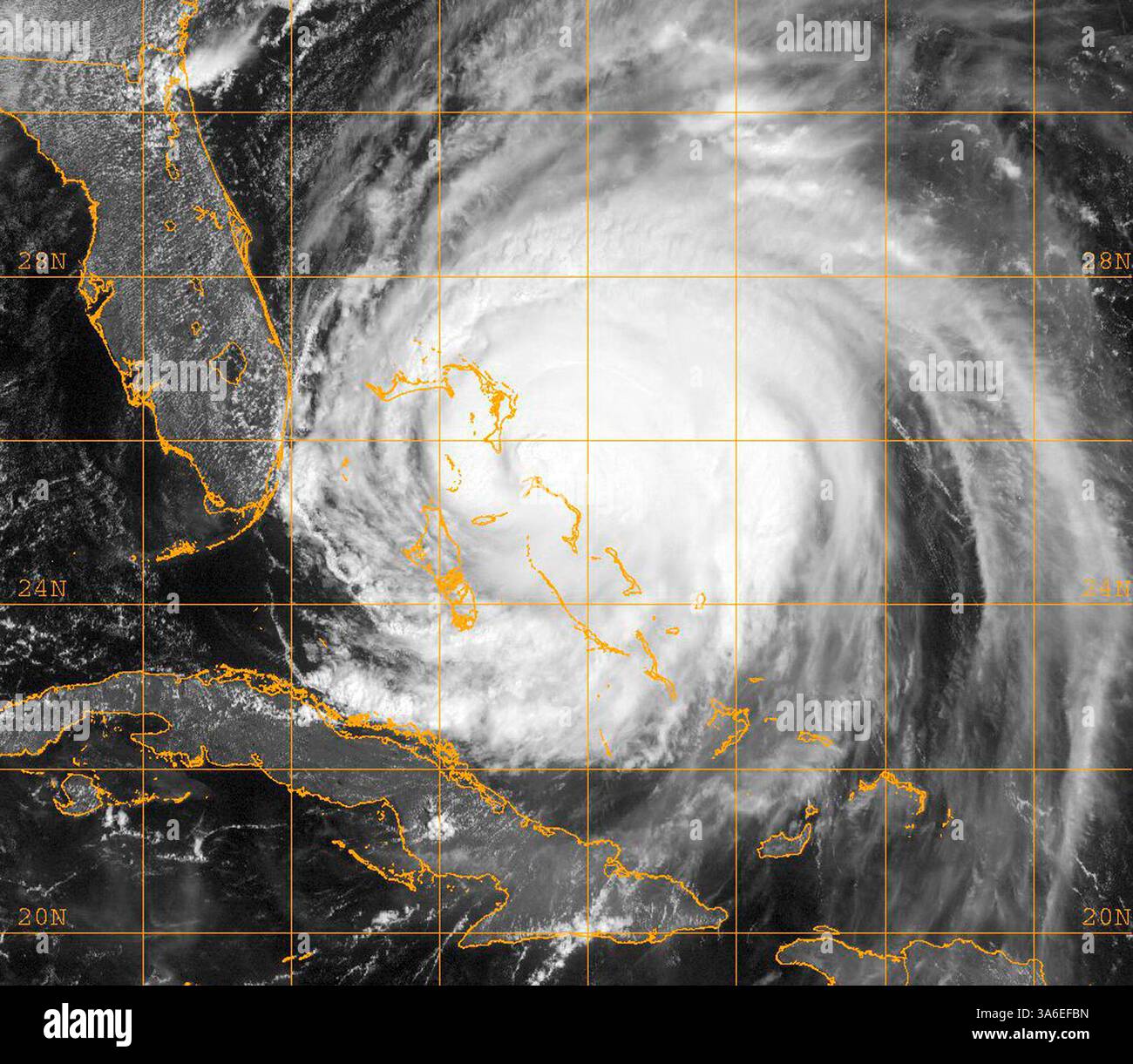 Sep 03, 2004; Satellite Image, FL, USA; Satellite image taken from the ...